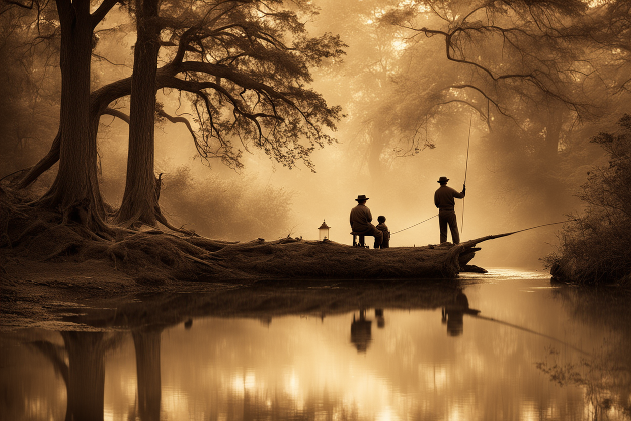 Rustic woodland scene featuring aged oak trees by Barbara Treen ...
