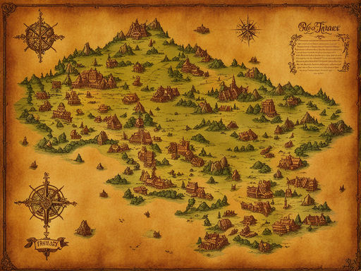 Old fantasy map by Robert Baratheon - Playground