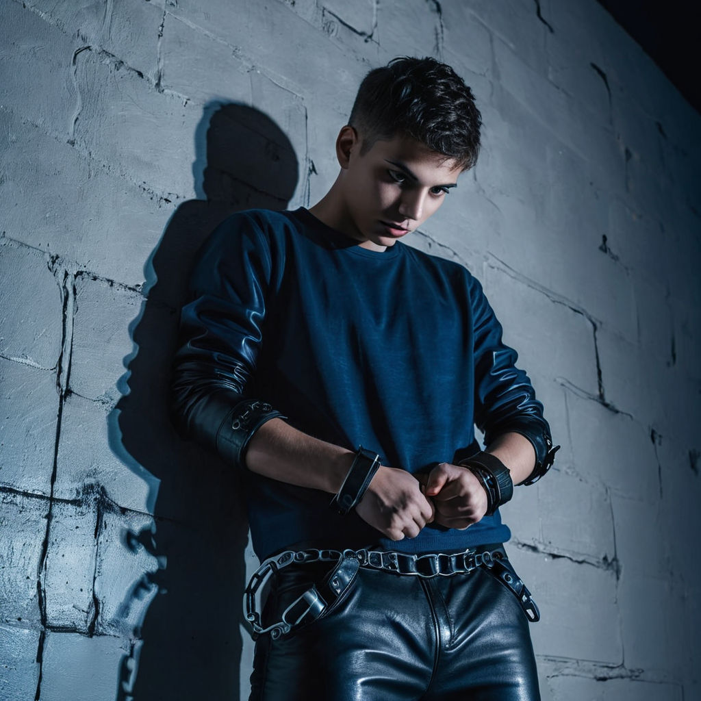 A young feeble man with a low drop fade haircut by Vedat Şahin - Playground