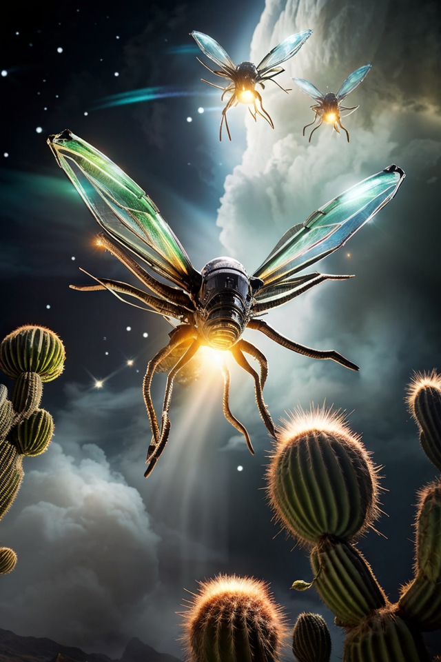 Digital macro photography of alien flying creatures by MatJay0044 ...