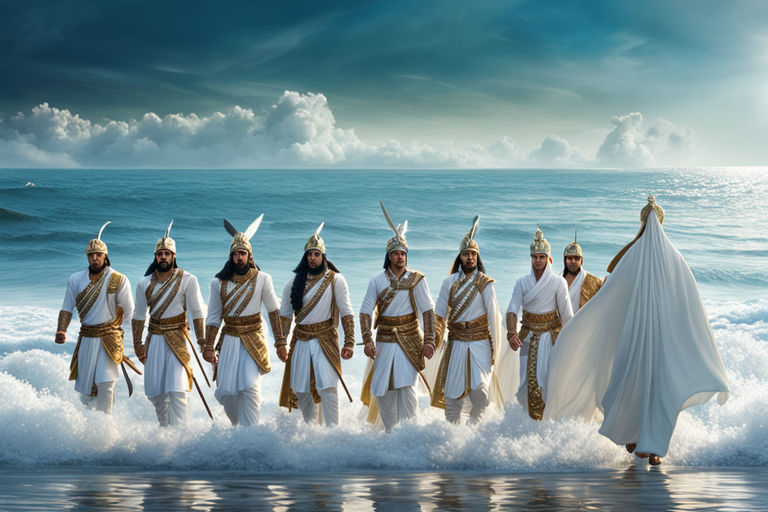 Mahabharat scene The five Pandavas and Draupati are walking ... by ...