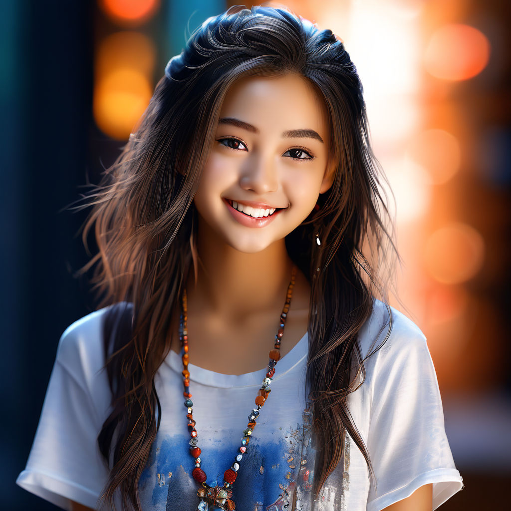 Full Body Shots Of A Smiling 19 Year Old Girl From North Ame By