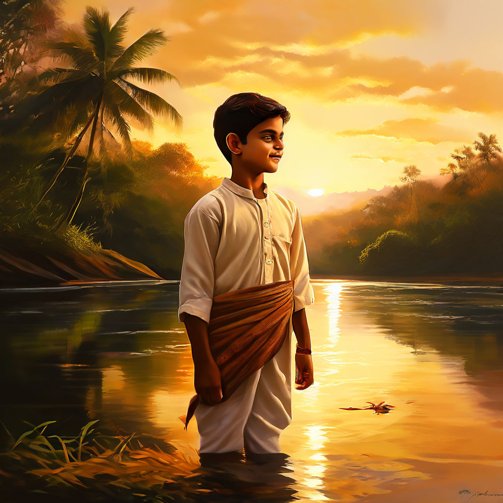 Kerala boy in traditional Mundu and kurta by NOBY SUDARSAN - Playground
