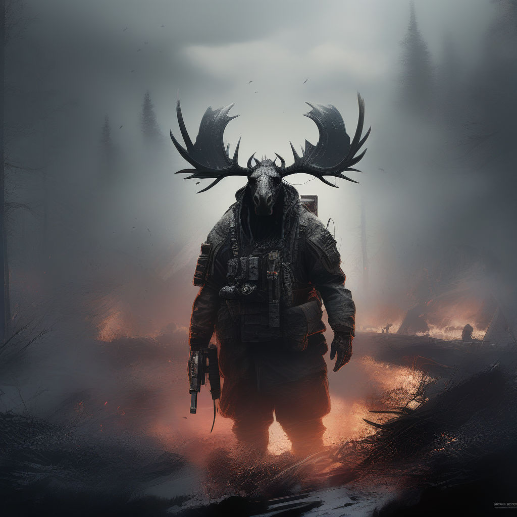 War moose. Helmet by A Peak - Playground