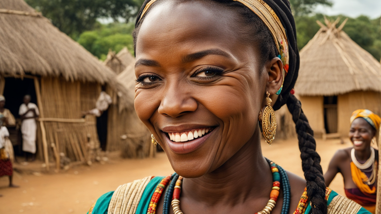 Ancient African women in traditional attire by Elias Ejike - Playground