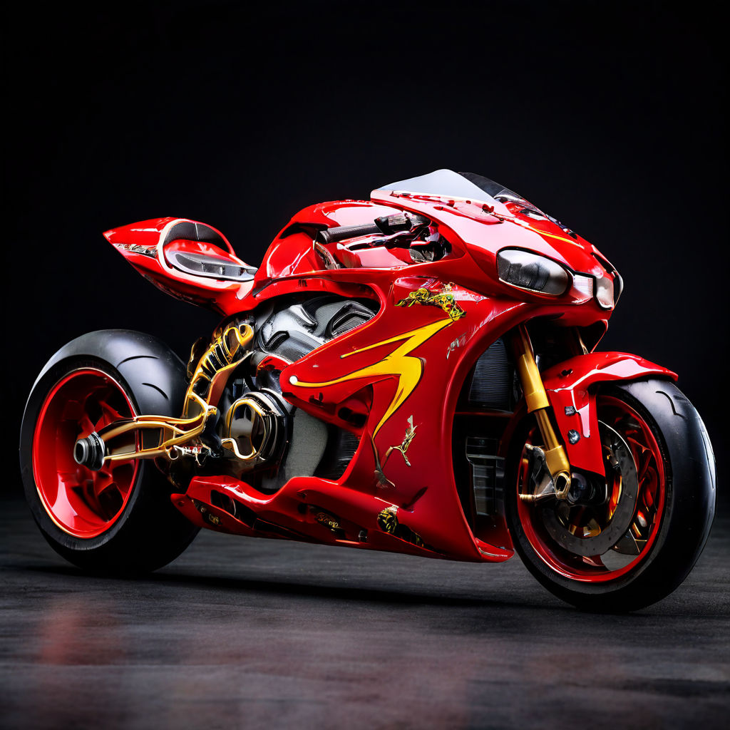 Lightning mcqueen motorcycle by Matthew Hess - Playground