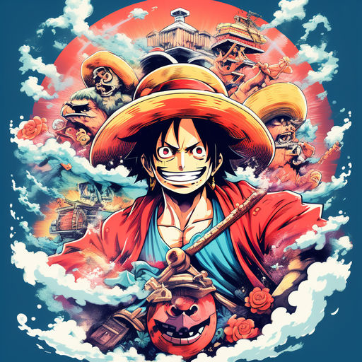 One piece T Shirt Print Design by Affandi _ - Playground