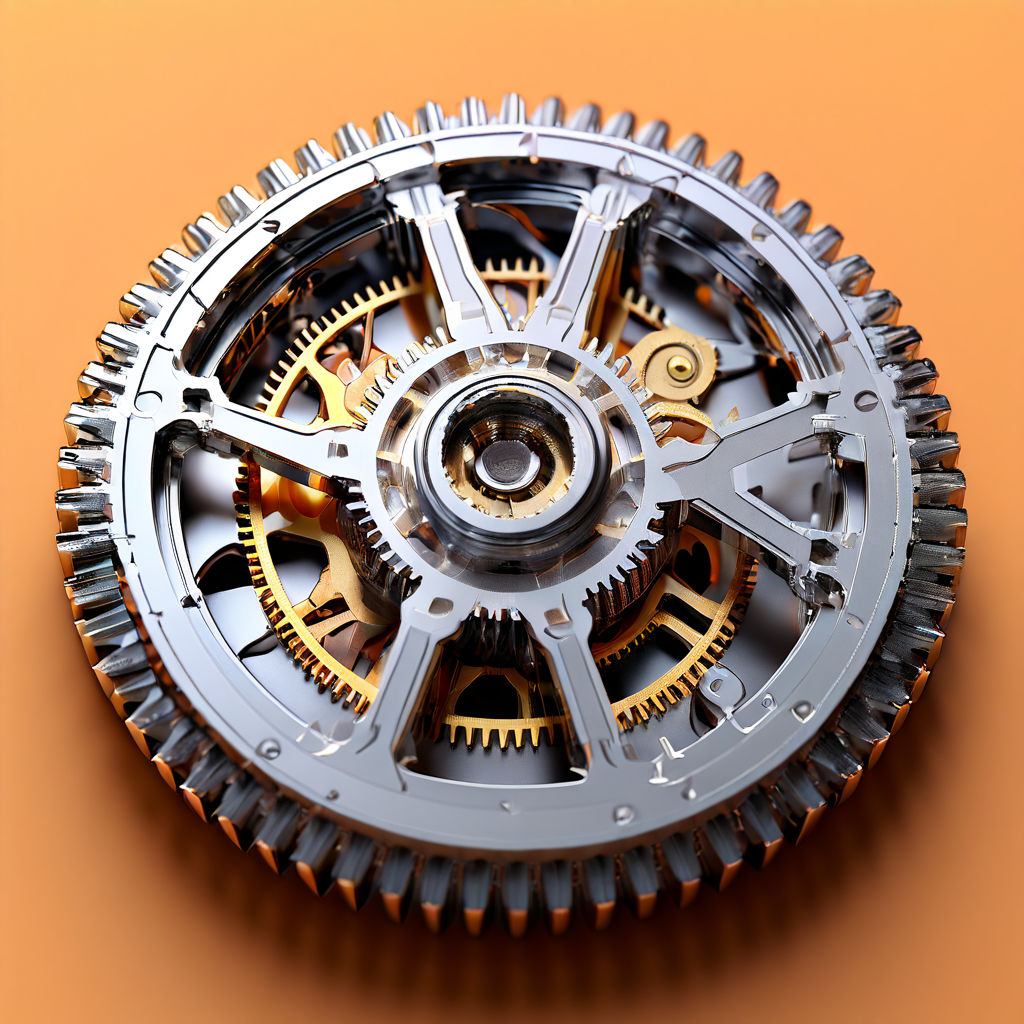 CAD model of an intricate gear mechanism by 기계공학과/이지훈 - Playground