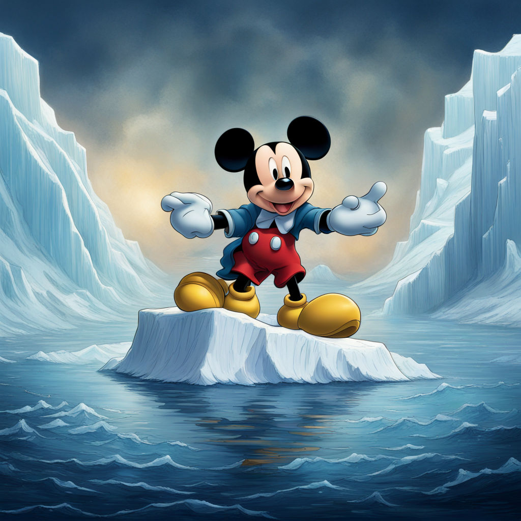 Disney Mickey Mouse as the Titanic Iceberg by WDWInsider1971 - Playground
