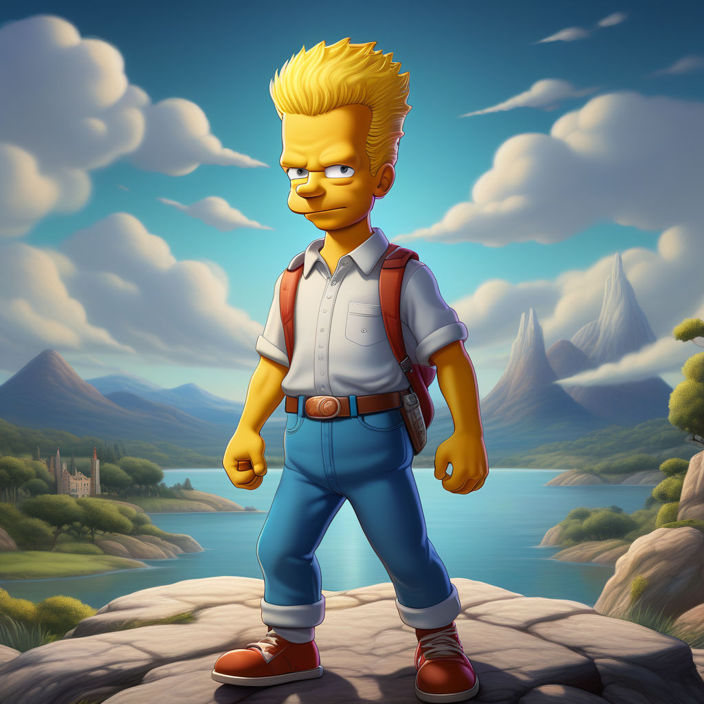 Bart Simpson humano by Tomás Viola - Playground