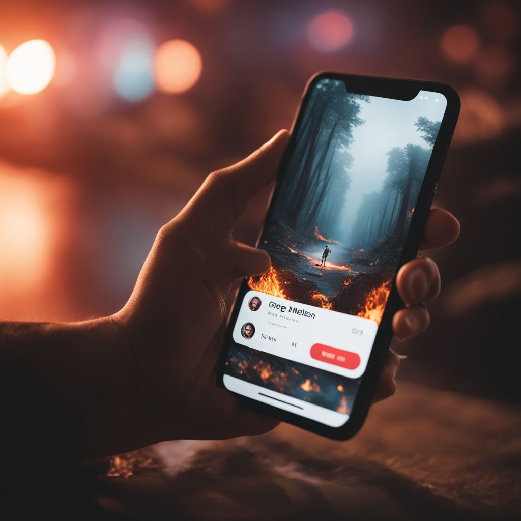 Tinder app on mobile phone screen by tloverb tloverb - Playground
