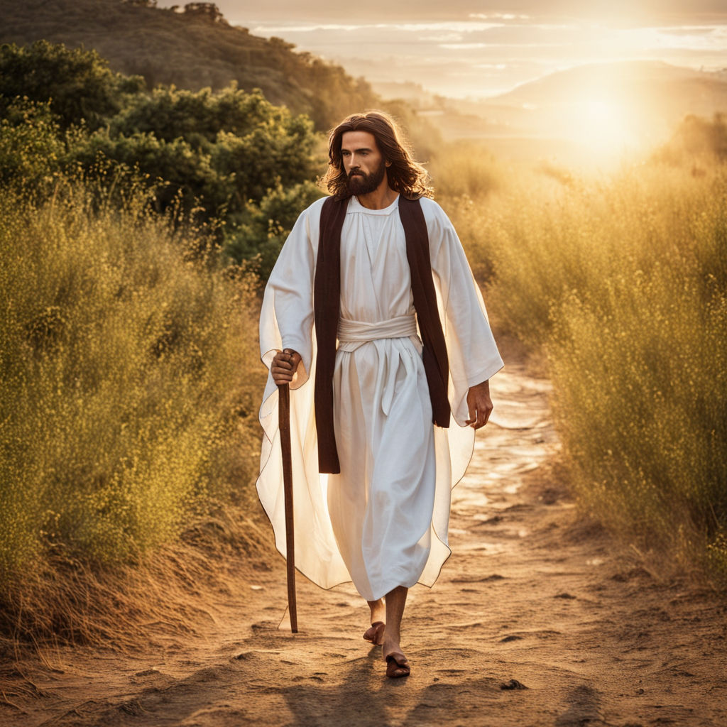 Jesus caminando by Crea contenido - Playground