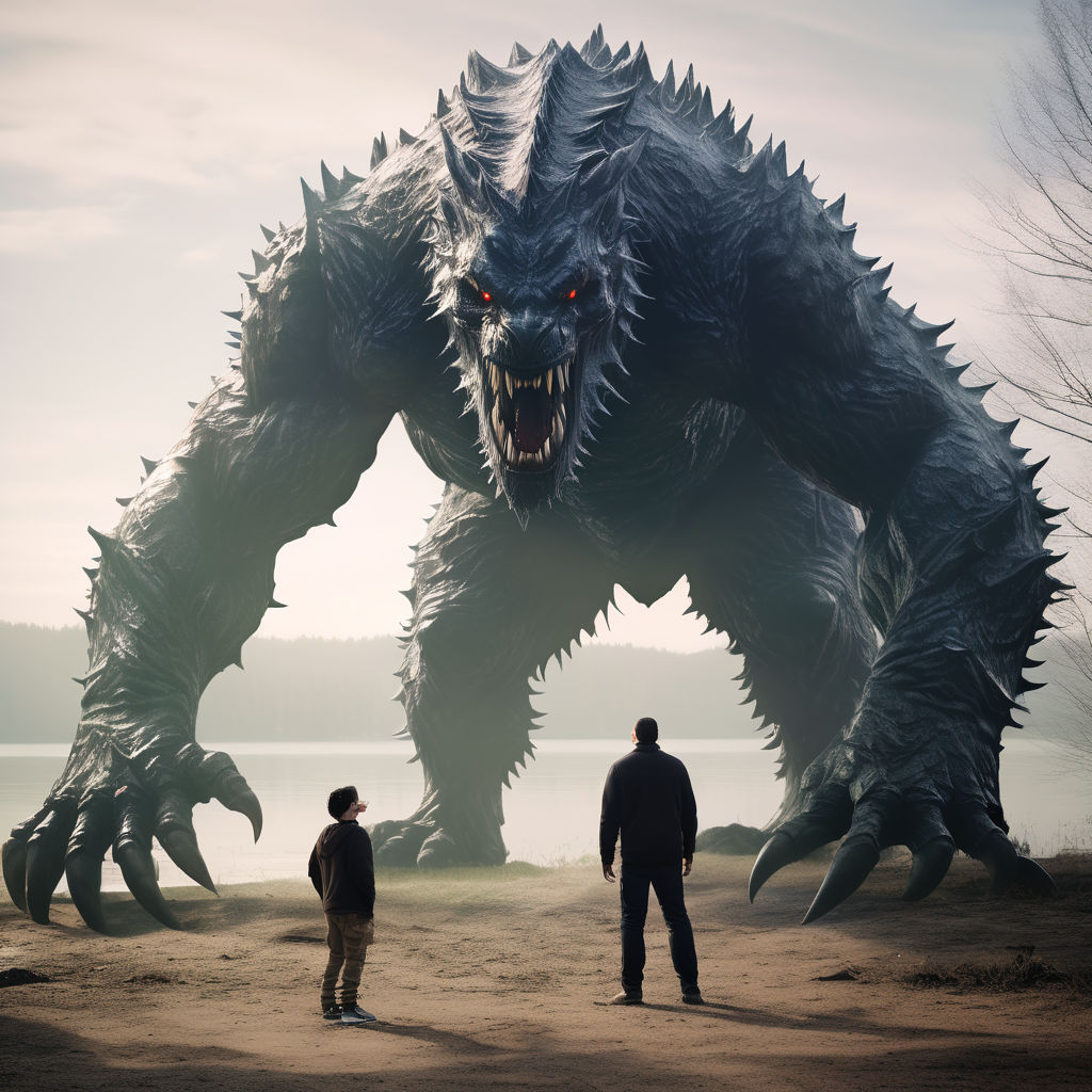 What does a monster look like in real life by Joler Danial - Playground