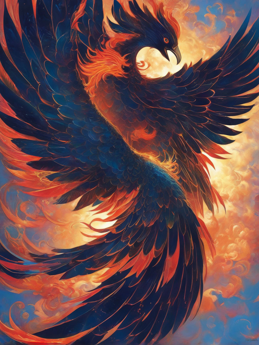 Phoenix fly through the sky by Muhammad Fajriansyah - Playground