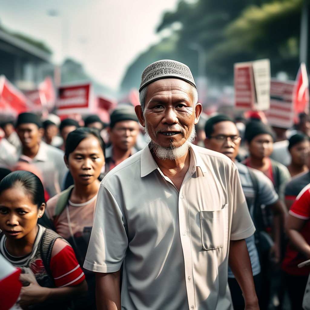 Indonesian people holding labour demonstrations by Abdul Hakim Wira ...