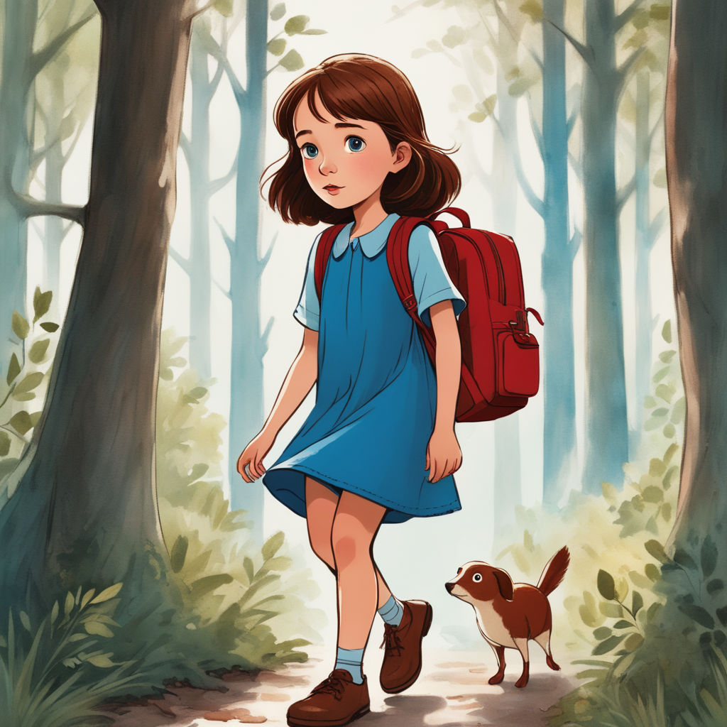 An illustration of a girl called EMMA by Easy life - Playground
