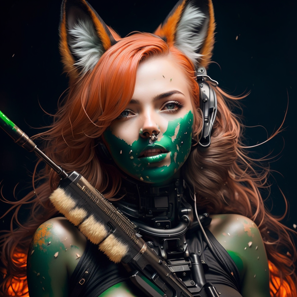 Extremely beautiful fox woman by nōk Abrith Media Farm - Playground