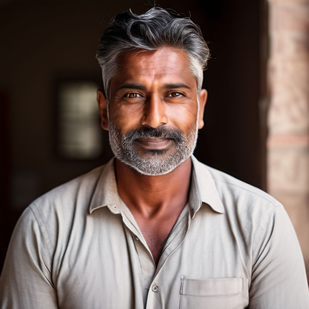 A 45 year old handsome Indian man by Rupsa Maji - Playground