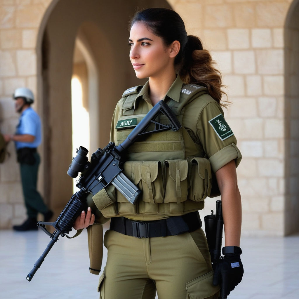 Female idf soldier by Tim Finn - Playground