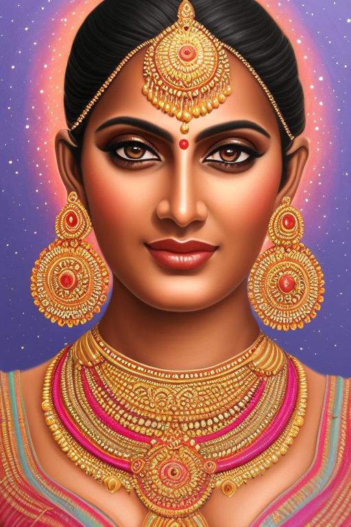 Ultra Realistic Photo Portrait Of Savitha Bhabhi By Gv Playground