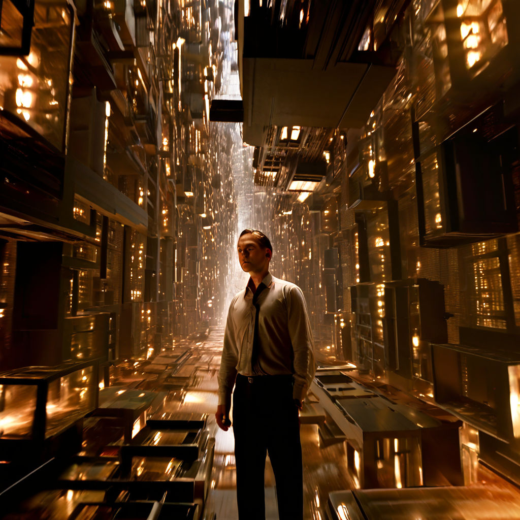 Scene from Inception showcasing the gravity-defying corridor by Mohamed ...