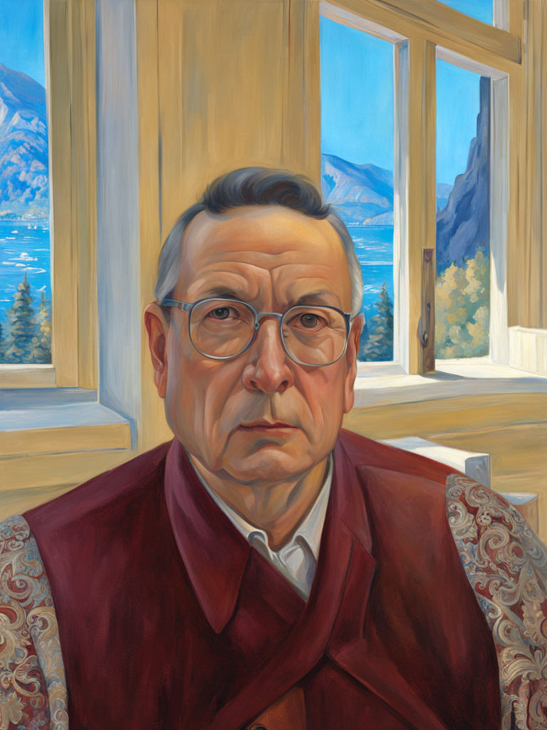 The painting is in the Academic Art style by Rauno Korhonen - Playground