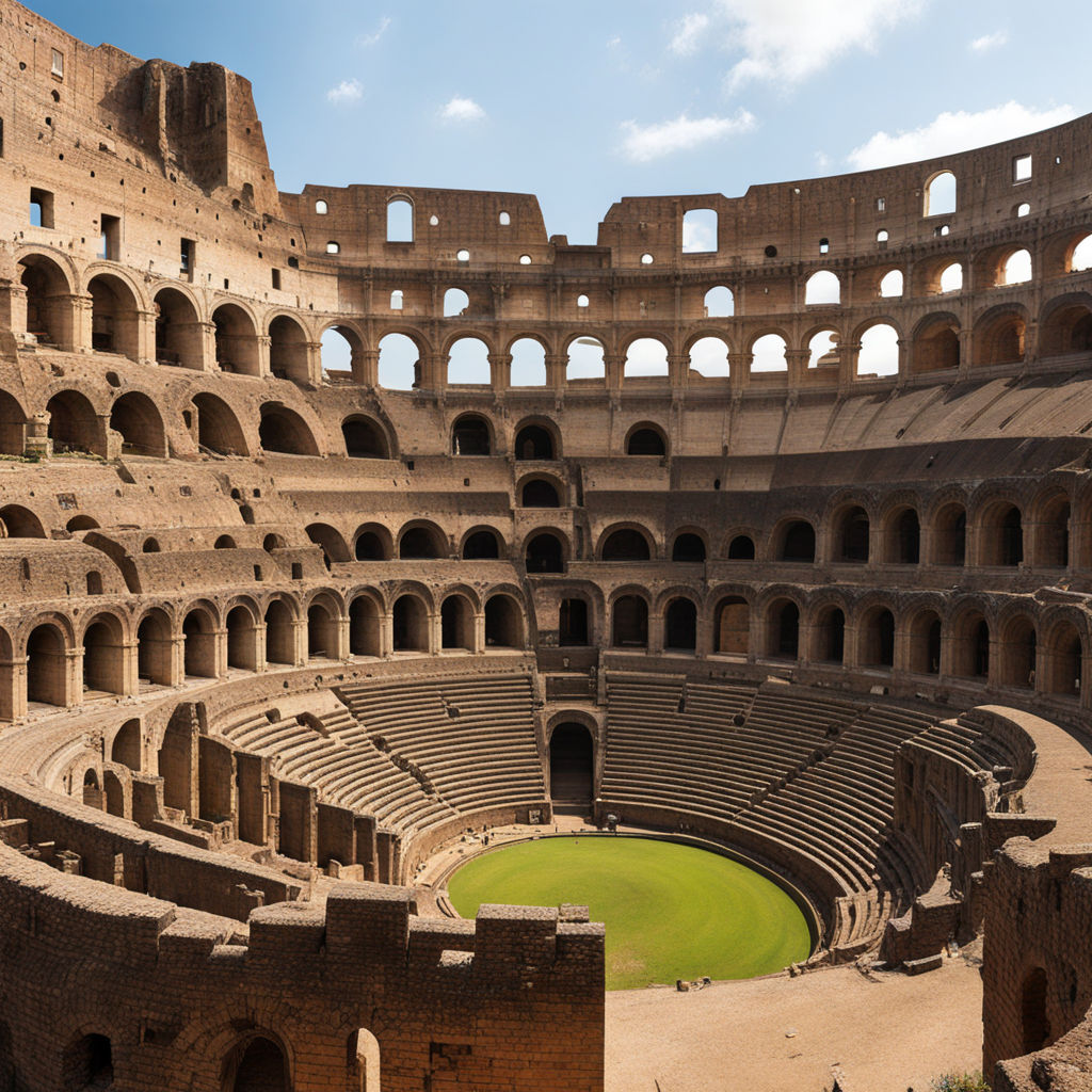 Coliseo romano con arquitectura gotica by Felipe - Playground