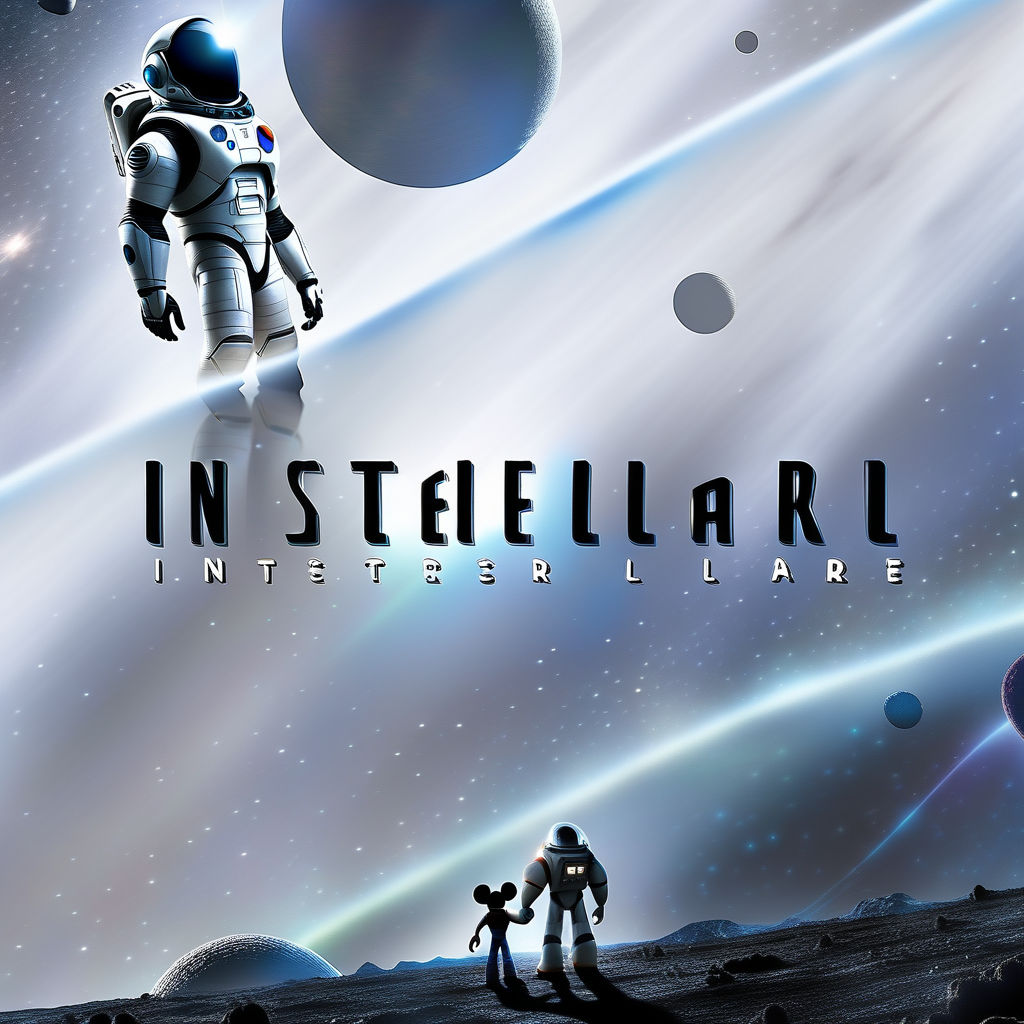 Disney Pixar poster Interstellar with title "Disney Pixar" by Various ...