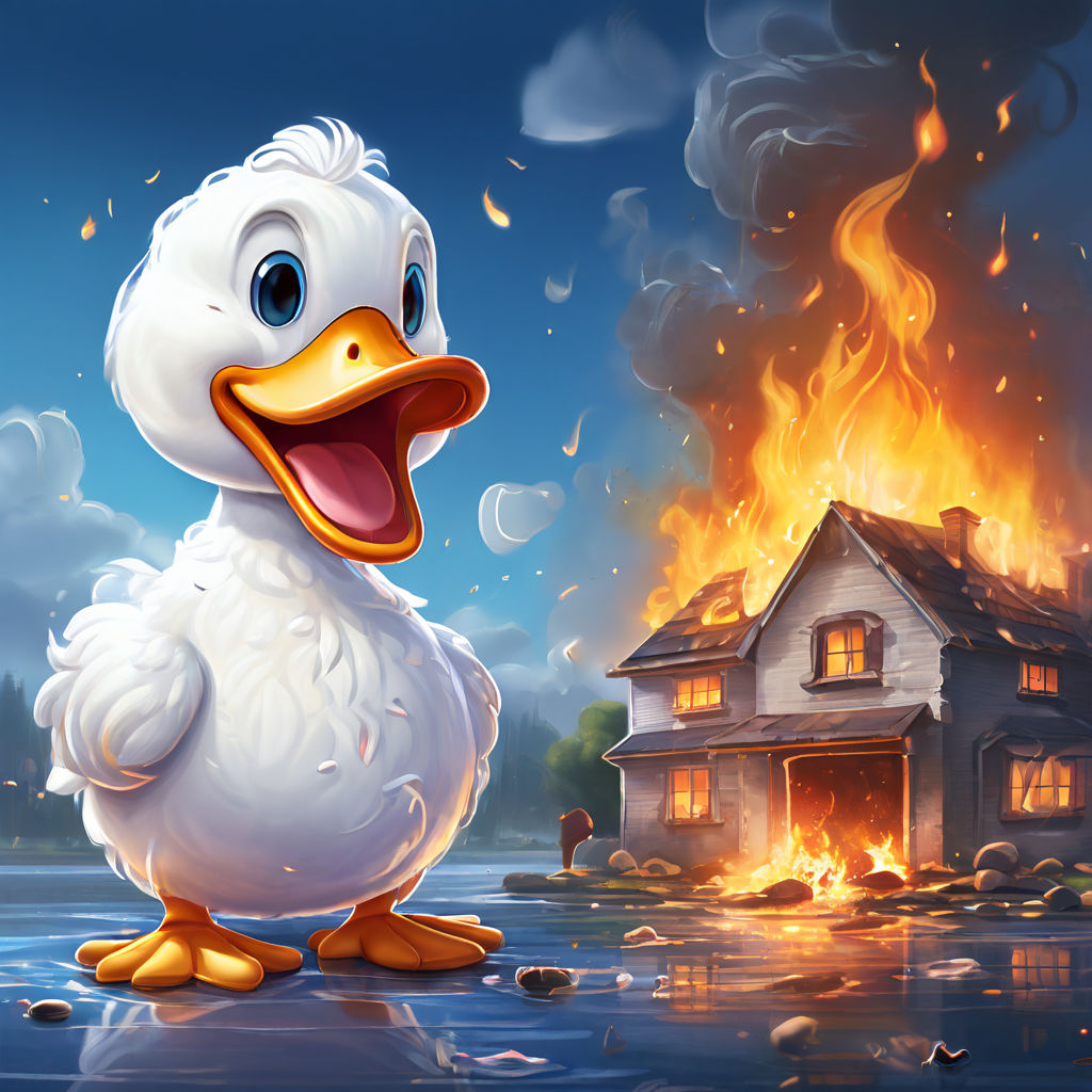 White duck character by Jade Pyo - Playground