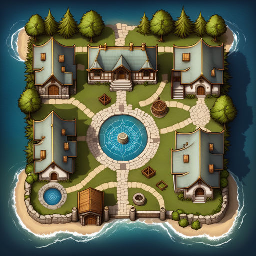 Top down map dnd style (no houses) (only land) by Florencia Elizabeth ...