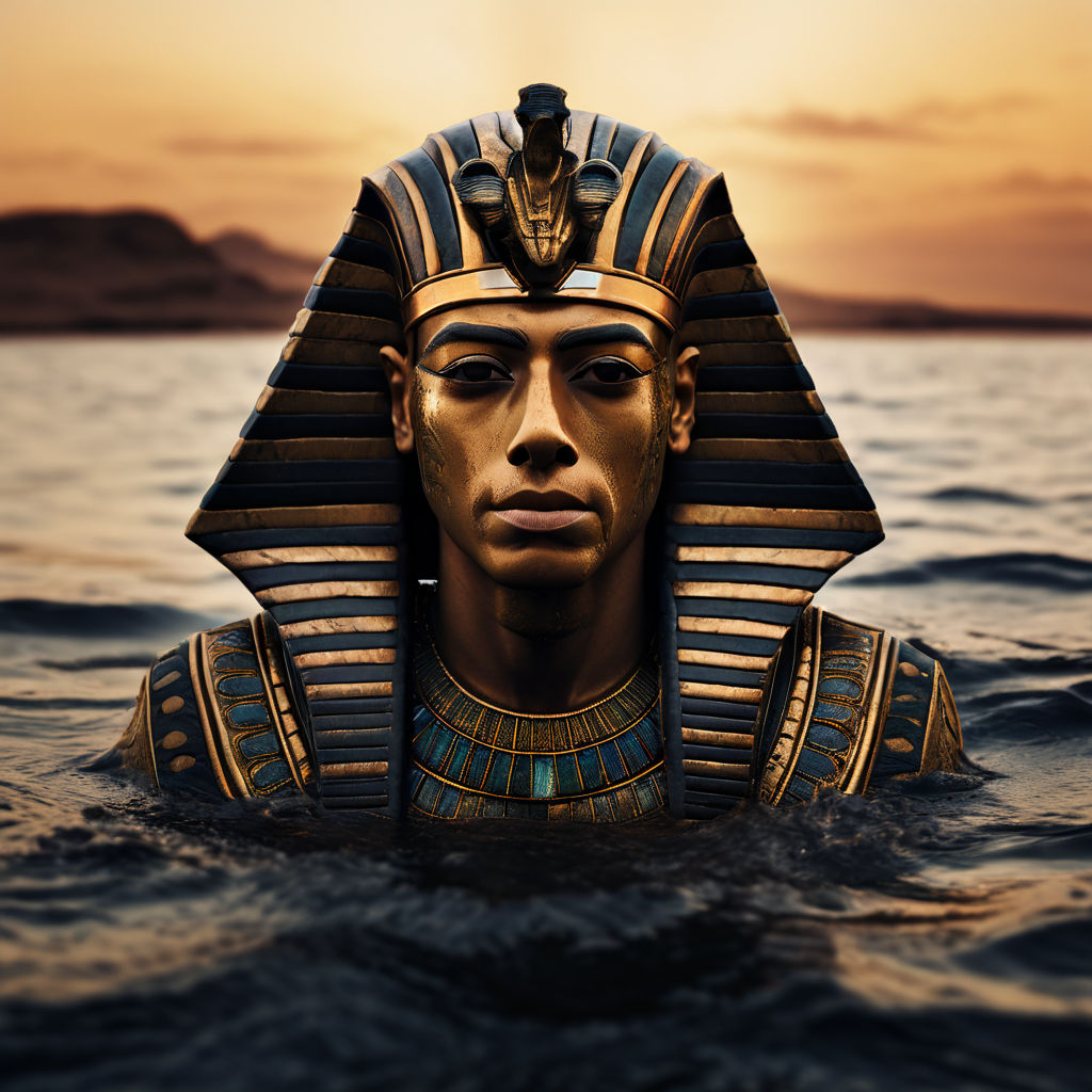 Pharaoh of Egypt drowned in the sea by Balye Ates - Playground