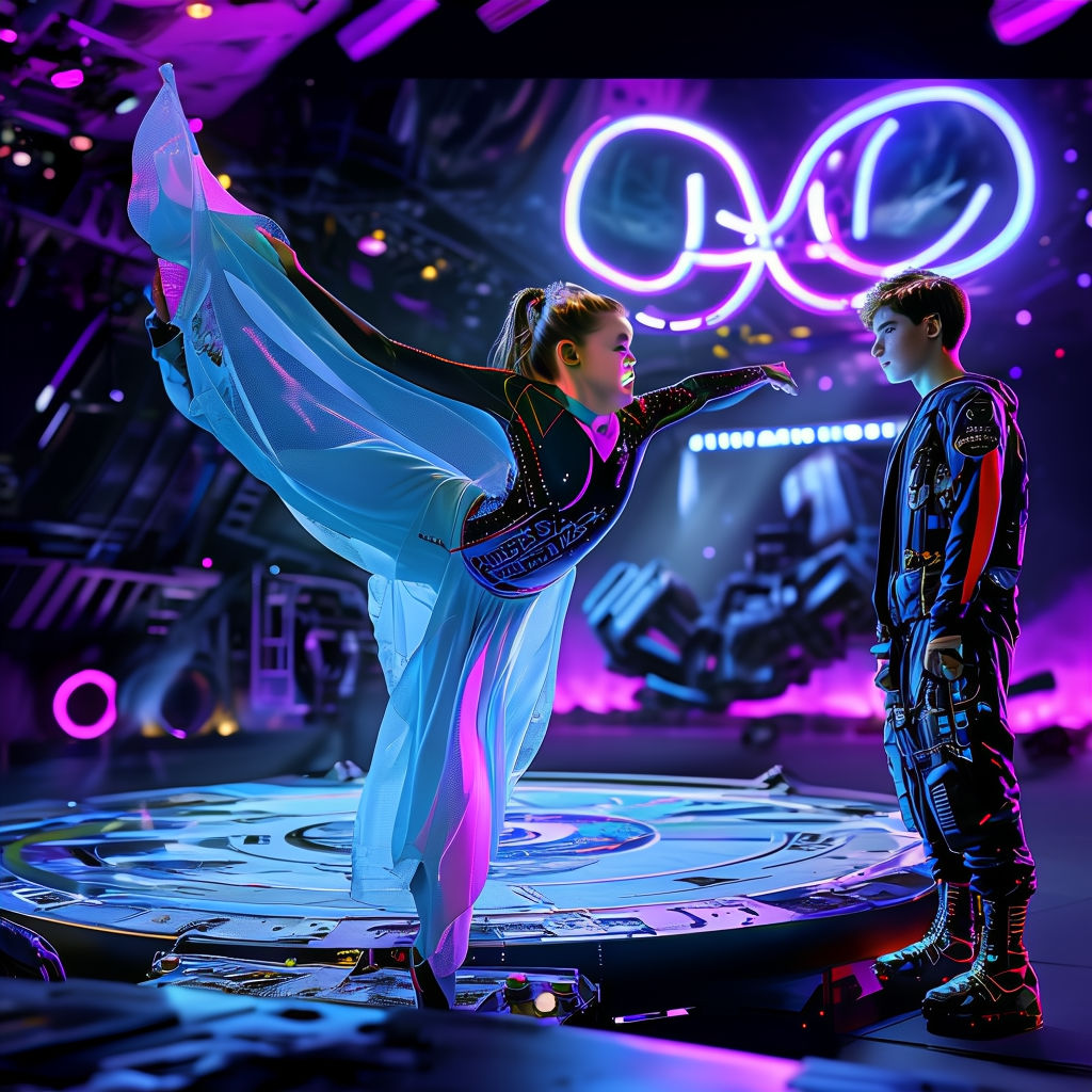 The Rhythmic Gymnastics Olympiad is taking place in space. A... by ...
