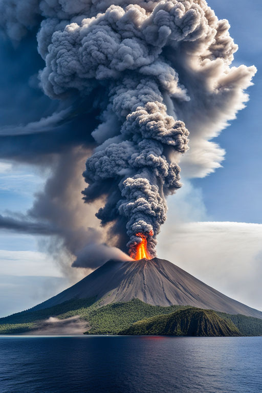The eruption of Mount Krakatoa in Indonesia by DENNY NUGRAHA (DENNY ...