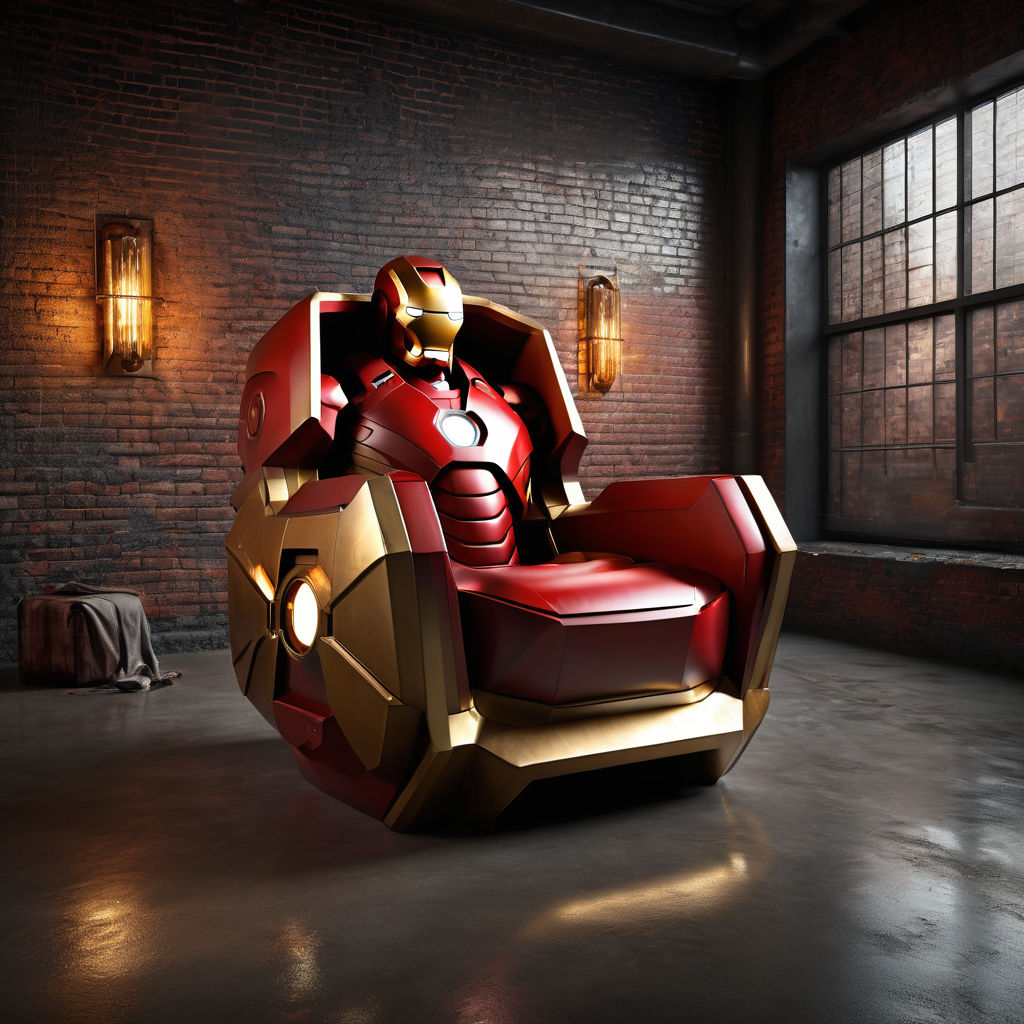 Iron man-themed armchair by Shafin Islam - Playground