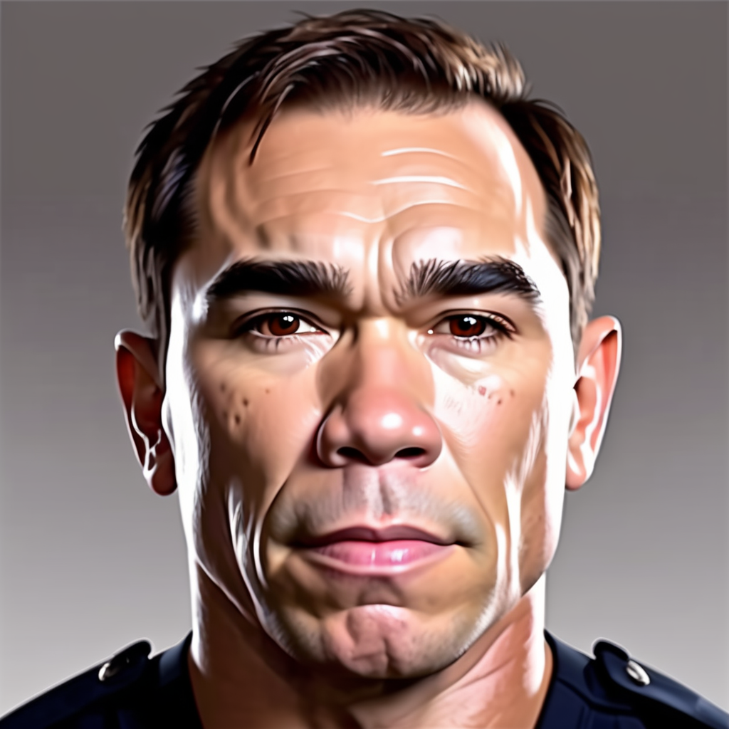 George Shelley morphed into tommy lee jones by Luke Higham - Playground