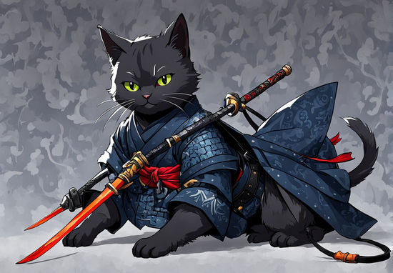 Ronin cat by Дмитрий - Playground
