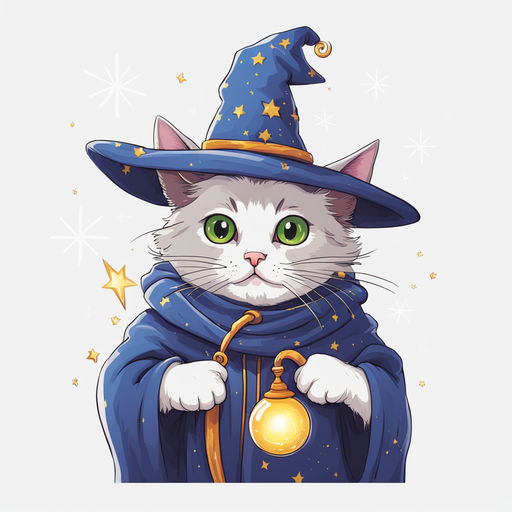 Cat Wizard by CgGreg - Playground