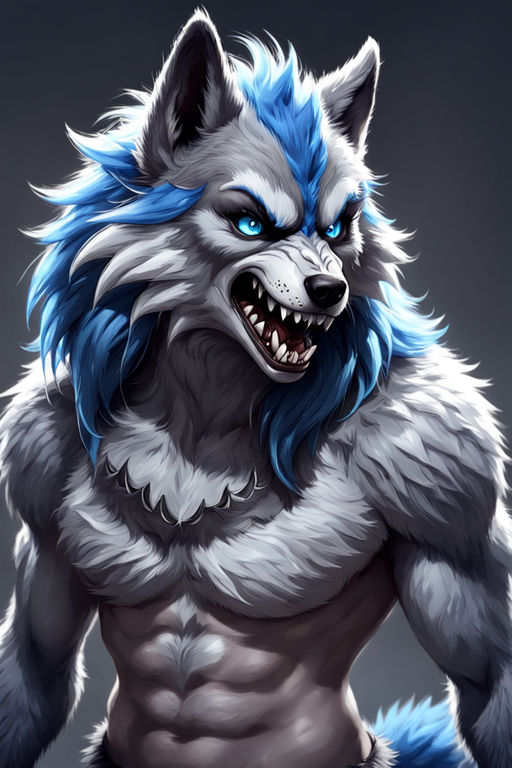 Anthropomorphic-werewolf-furry by Genaro Gomez - Playground