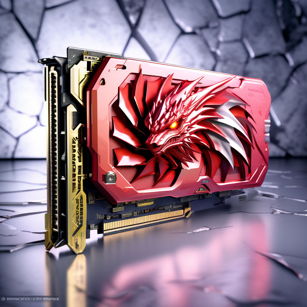 Red dragon emerging from NVIDIA Gaming graphic Card GeForce ... by ...