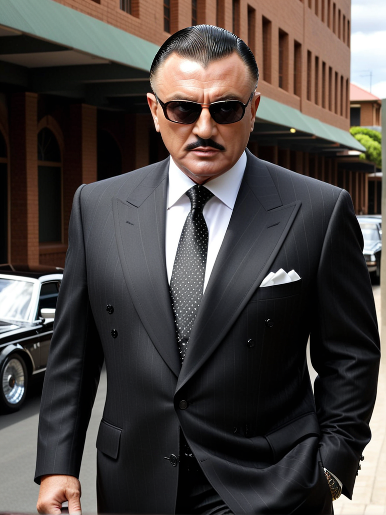 Australian supervillian mafia leader by Diehangar - Playground