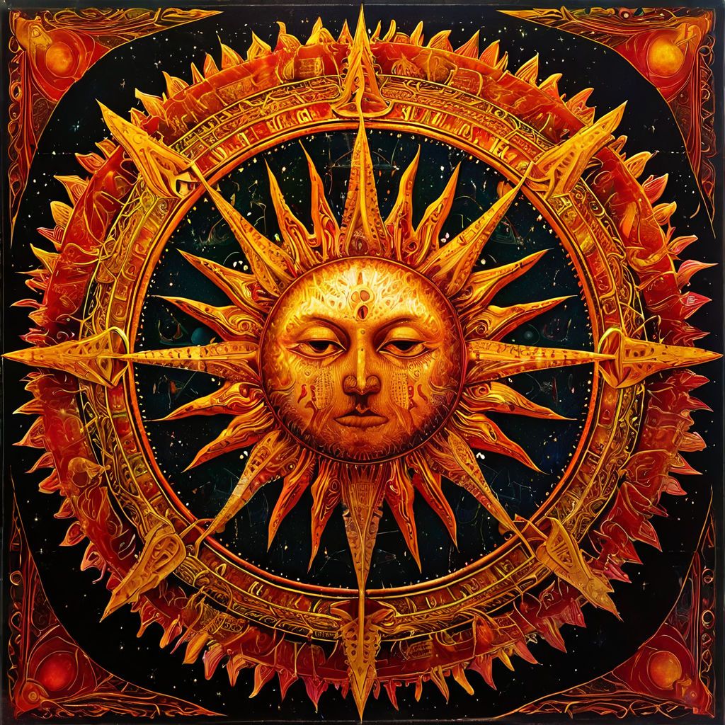 10 pointed esoteric sun by Marc Adam - Playground