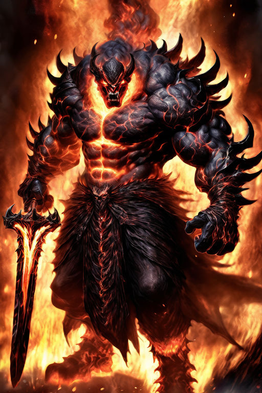 Full body photograph of Balrog by midnight_rider - Playground