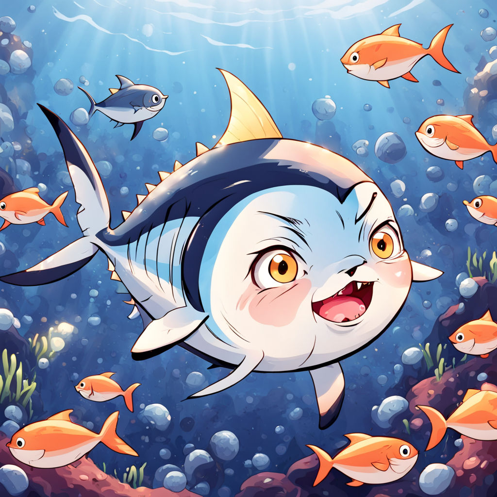 Tuna of sea by monkey tail - Playground