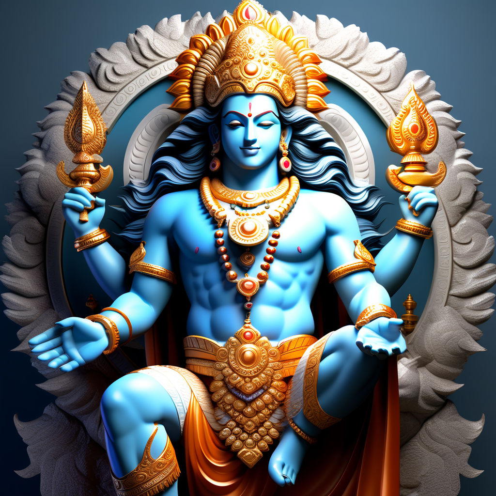 Create hindu god Vishnu by Jaiveer Dalal - Playground