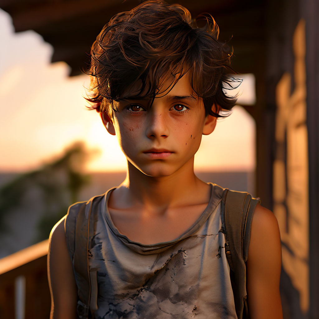 13 year old boy of average build with brown eyes by Фаер BloodDragon ...