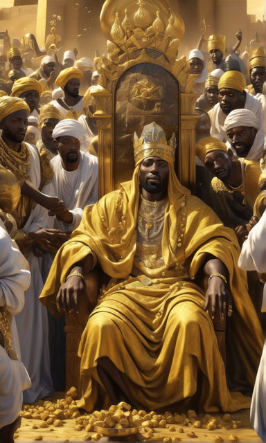 Picture Mansa Musa's throw gold to poor people Hyper rea... by Damiana ...