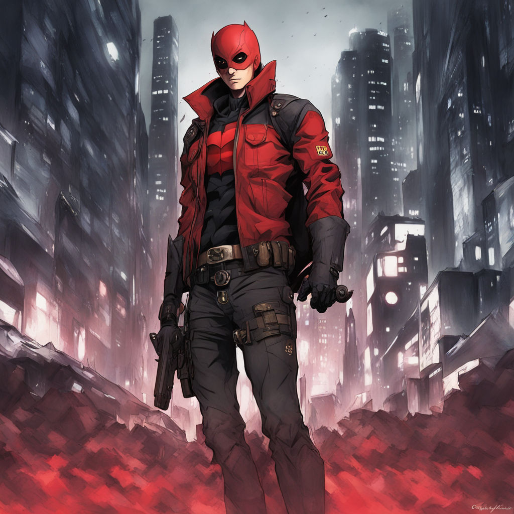 Jason todd as red hood anime style by Ahmet Selim Yıldız - Playground