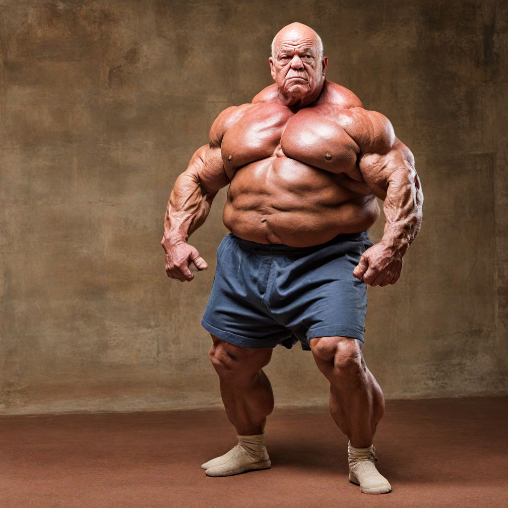 Gargantuan hulking chubby bodybuilder by Lav Fer All - Playground