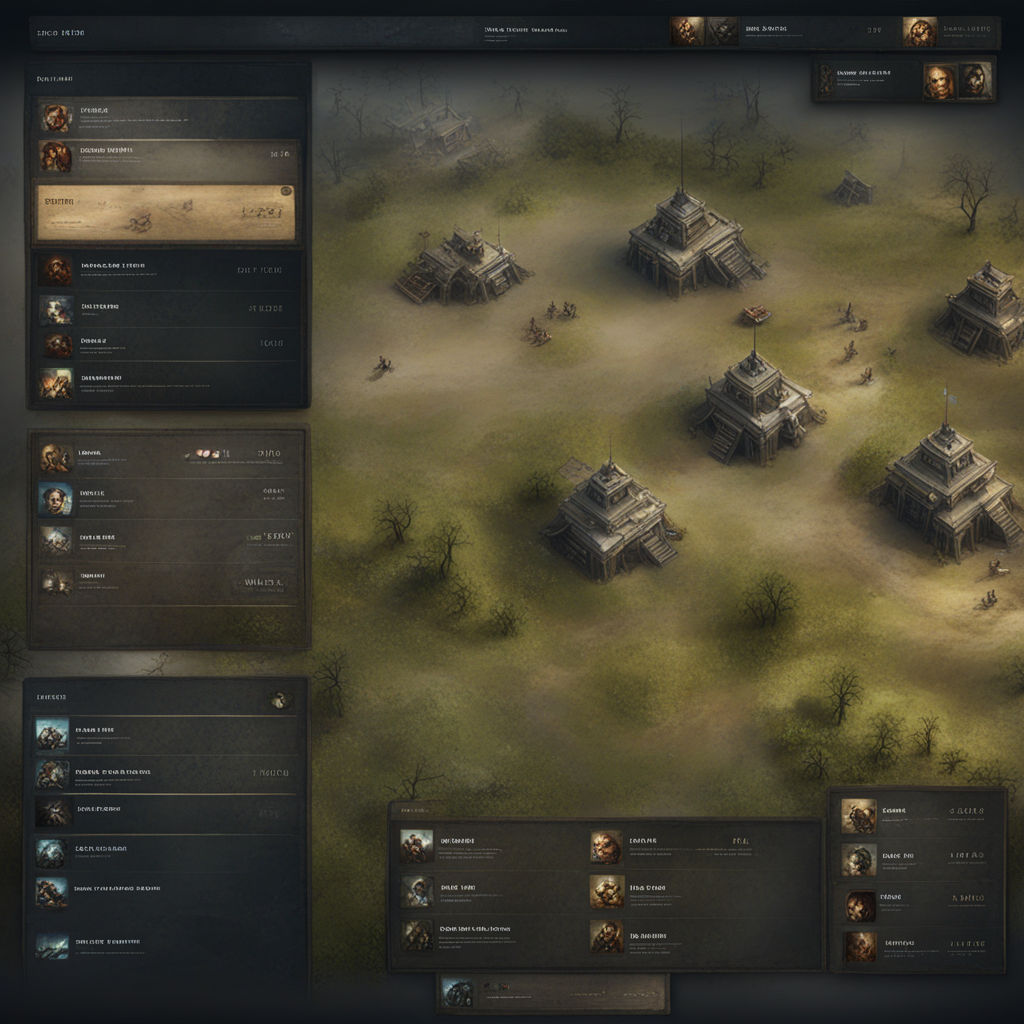 A rts realistic war game ui and ux by Sam Willison - Playground
