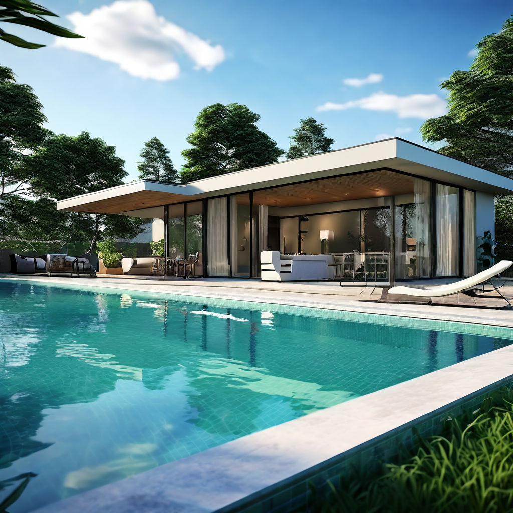 Design a swimming pool with realistic 3d renderings by ani ka - Playground